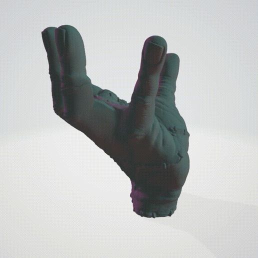 🧟 Zombie hand realistic ready to print・Free STL File for ・Cults