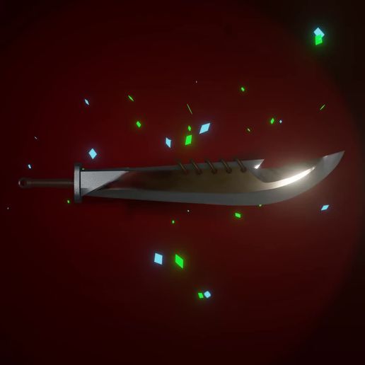 STL file Metin2 Full Moon Sword 🌙 ・3D printable model to download・Cults