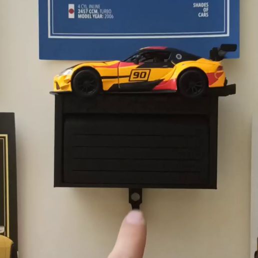 🔑 hotwheels garage Matchbox Garage Key holder・ STL File for 3D printing・Cults