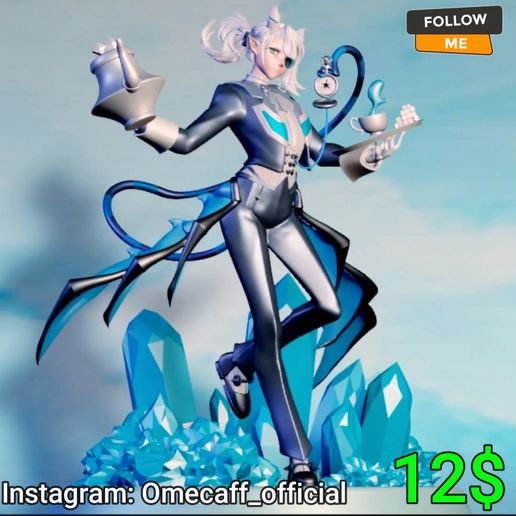 🎨 ARIAS THE LABRYNTH BUTLER YU GI OH ANIME CHARACTER 3D PRINT・ STL File ...