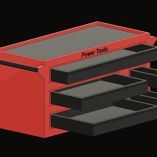 🧰 Toolbox / Tool trolley Rc model making toolbox・ STL File for ・Cults