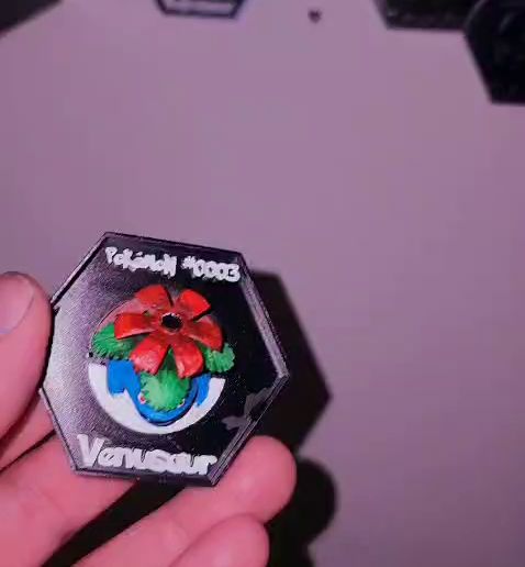 🐉 Panel decorativo hexagonal 3D de Vulpix – Pokémon #0037・Archivo STL ...