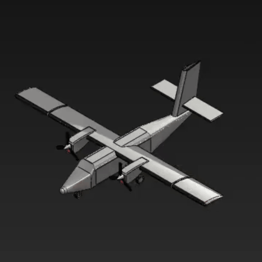 STL-Datei DHC-6 Twin Otter aircraft 🦦 ・3D-druckbares Modell zum Herunterladen・Cults