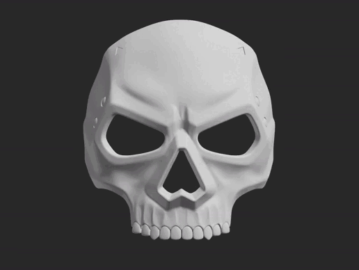 🆕 New Ghost Mask・ 3D File for ・Cults
