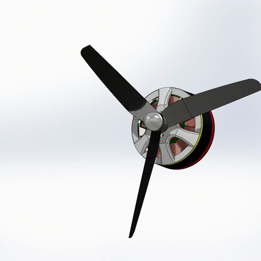 🚁 (5 inch) 3-Blade Drone Propeller・ STL File for 3D printing and CNC ...