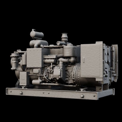 🚆 Diesel Generator - Ultra-Detail Industrial Power [1:87 / HO Scale ...