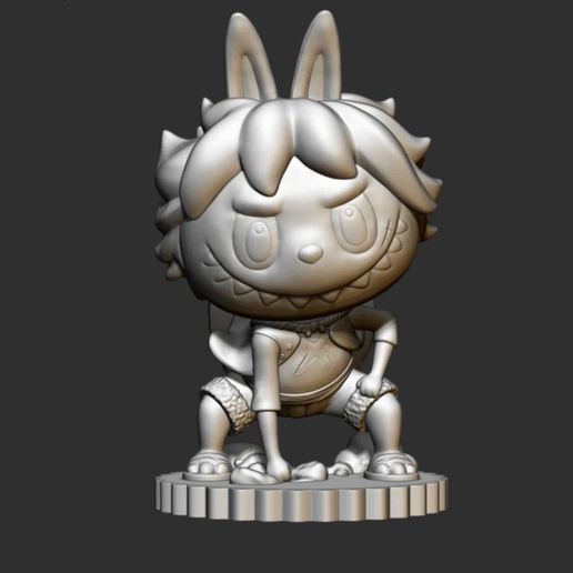 👹 Labubu x Luffy (one piece)・ STL File for 3D printing・Cults