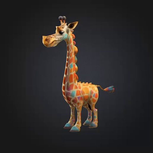Archivo 3D ABP GIRAFFE TOY Stl Obj Glb for 3D Printer 🦒 ・Modelo para ...