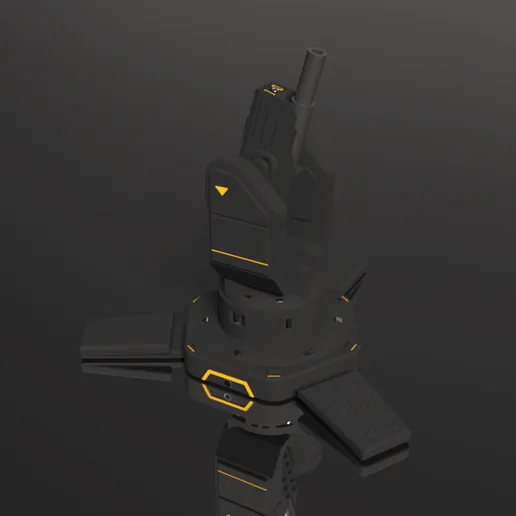 🤖 Helldivers 2 Mortar Turret Sentry Stratagem・ STL File for 3D printing ...