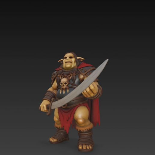 🤴 King Grol, Lord of the Cavern Bugbears・ STL File for 3D printing・Cults