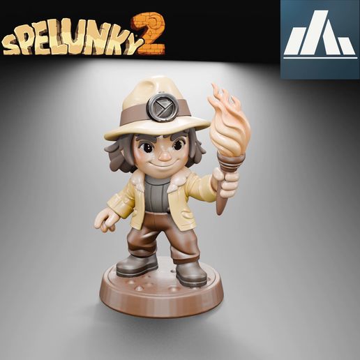 🎨 Spelunky 2 Character Figurine – 3D Printable FanArt STL Model・ STL ...
