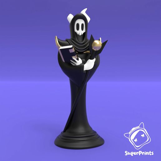 3MF file Lich - Easy Multicolor FDM D&D Minis (No supports) 💀 ・3D print ...