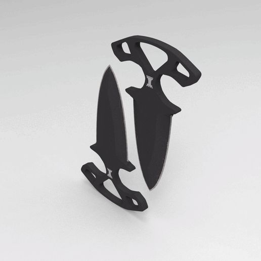 🔪 Shadow daggers knife Counter Strike CS2・ 3MF File for 3D printing・Cults