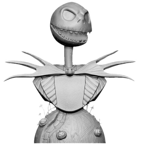 👤 jack skellington - bust・ STL File for 3D printing・Cults