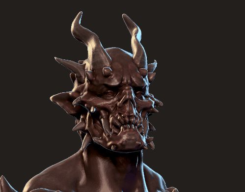 🎲 Demon Sculpt - phase 01 ( read description )・Free STL File for 3D ...