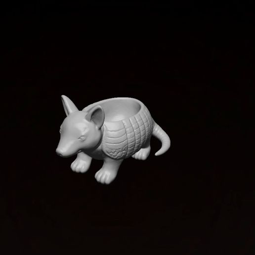 🪴 Armadillo Planter – Unique 3D Printed Animal Flower Pot・ STL File for ...