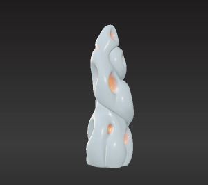 🎲 Ethereal Dream Spire: Organic Lido Style Tower with Opalescent ...