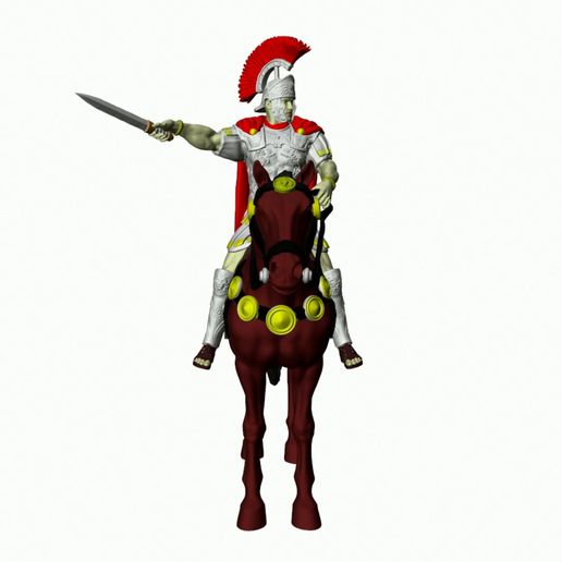 ♏ Roman cavalry Legat Idol・ STL File for 3D printing・Cults