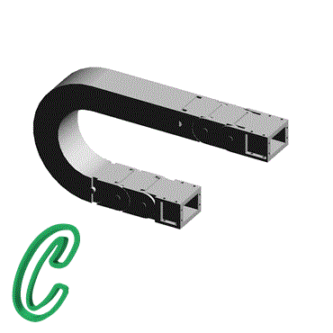 STL file 3580YW Series Cable Carrier - Fully Enclosed Type 🔌 ・3D ...