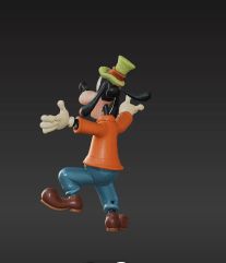 🎩 Funny Falling Goofy STL – Hat Flying Off, Arms Flailing・ STL File for ...