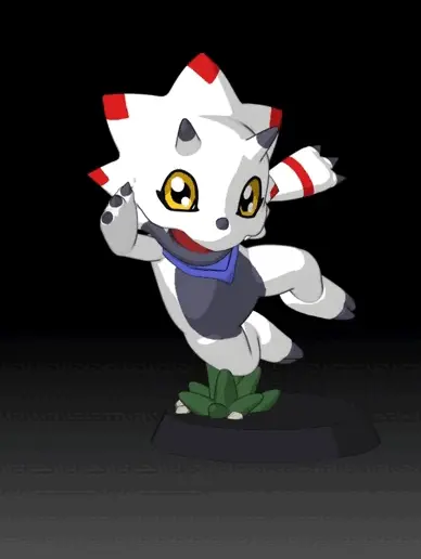 🔥 GAMMAMON 🔥 Stl [Digimon Ghost Game].・ STL File for ・Cults