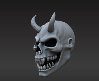 🎨 Demonic Deathcore Vocalist Mask - Wearable Fan Art・Archivo STL para ...