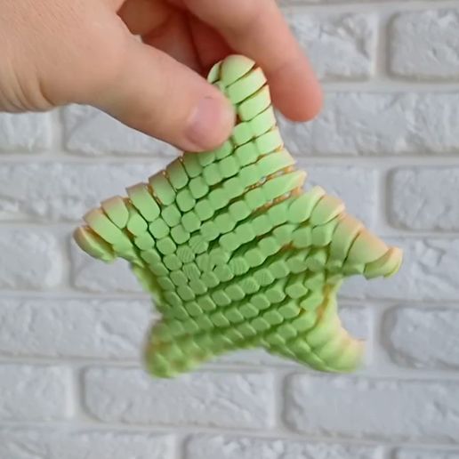 🐠 Articulated Starfish - Flexi Sea Animal Toy STL 3MF・ STL File for 3D ...