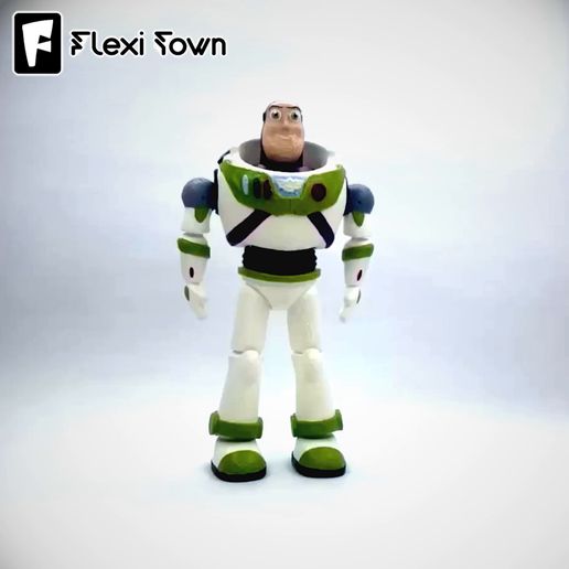 👌 Flexi Buzz Lightyear, Articulated fidget figure, 3mf included・ STL ...