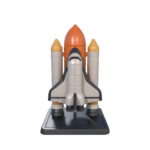 🛰 Stylized Space Shuttle Launchpad - 3D Printable Rocket Display Model ...