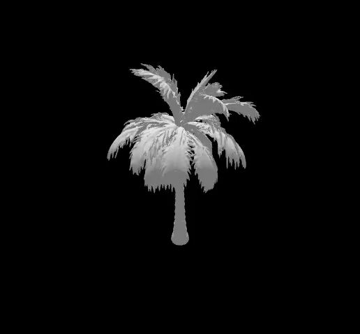 🌳 Voluminous Palm Tree・ STL File for 3D printing・Cults