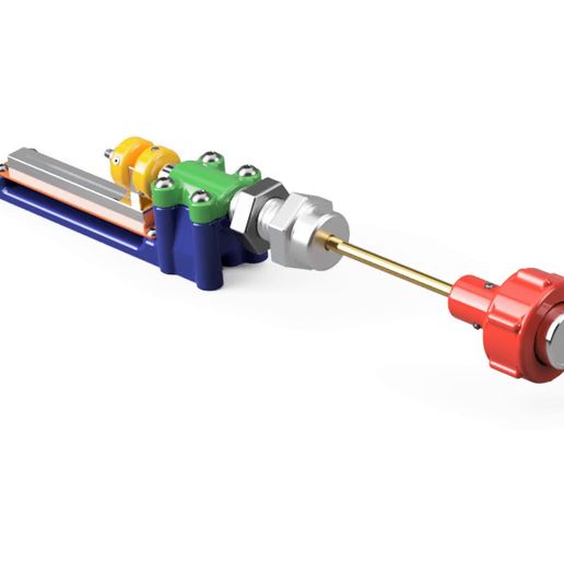 💭 Cessna Palanca de Mezcla - CAD & STL (Vernier Push-Pull con Micro ...