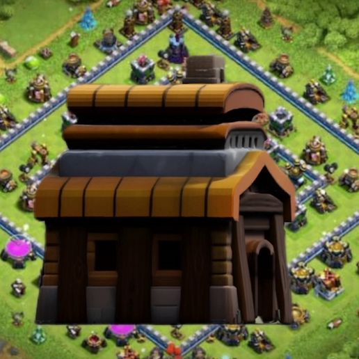 STL file Clash of Clans Town Hall 🏰 ・3D printing design to download・Cults