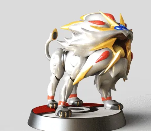 🎨 Solgaleo - LEGENDARY - FAN ART - POKÉMON FIGURINE -POKEMONSolgaleo ...
