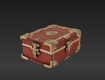 📚 Secret Book Storage Box - Ornate Container for Jewelry & Dice・ STL ...
