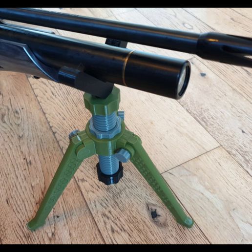 🔫 Universal Front Air Rifle Pistol PCP GoPro Tripod Adjustable Folding ...