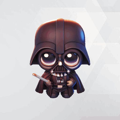 darth vader chibi vector