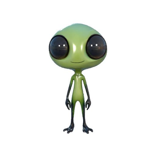 👽 Cute Alien・ STL File for 3D printing・Cults