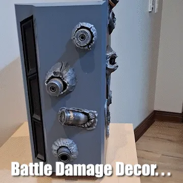 🐚 Battle Damage Decor! Tank/artillery Shell impacts (PC case decor ...