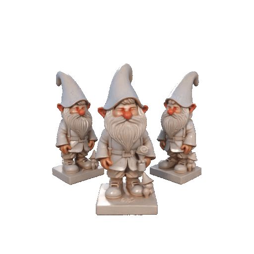 🧚 409 Fairy Tale Gnome - Full-Body Figurine on Base, Halloween, fox ...