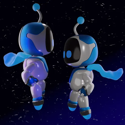 Astro from Astro Bot / Astro's PlayRoom 🌌 ( 3MF Multicolor Files For ...