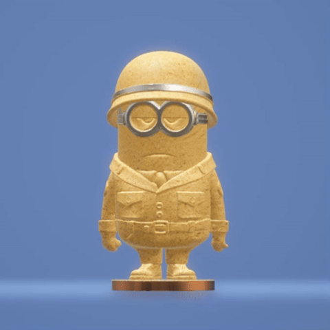 👹 Minion soldier-Despicable Me・ STL File for 3D printing・Cults