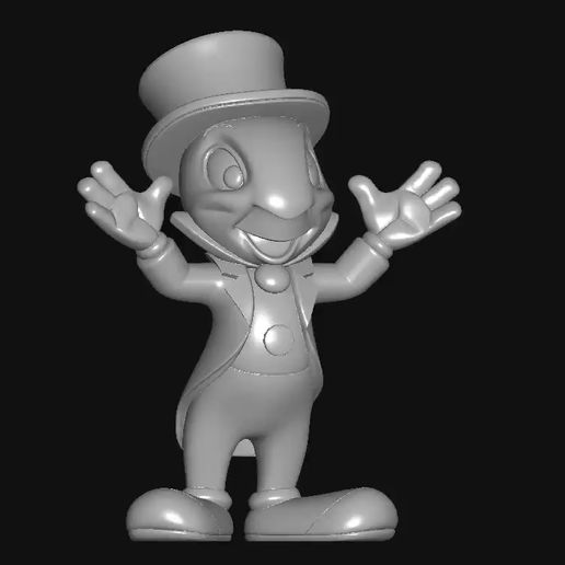 🦗 Jiminy Cricket from Pinocchio, Disney・ STL File for 3D printing・Cults