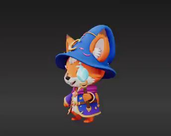 🦊 Wizard Fox Mascot - Magical Animal Miniature for DnD & Display・ STL ...