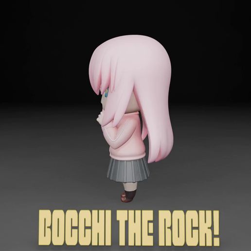 🪨 Hitori "Bocchi" Gotoh Chibi from Bocchi the Rock! / Chibi Hitori ...