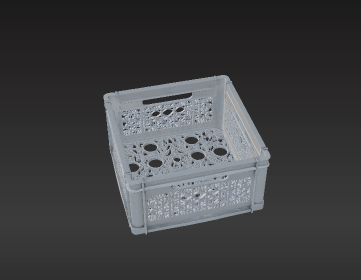 📦 Folding Crate - Space-Saving Storage Box・ STL File for 3D printing・Cults