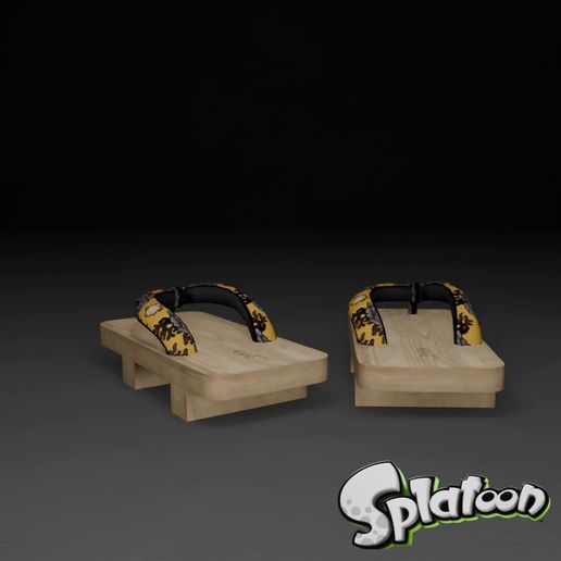 ⚙️ Floral Traditional Splatoon Sandals for Stylish Combat / Sandalias ...