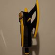 🪓 Black Ranger Power Axe - Mighty Morphin Power Rangers・ STL File for ...
