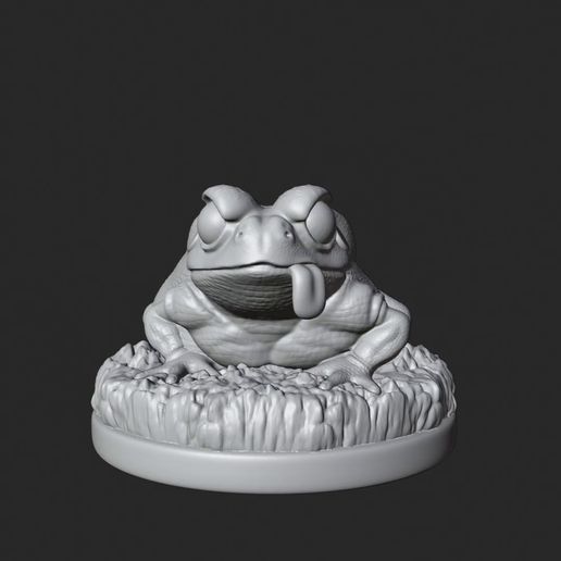 🐸 Toad - Frog - Animal・ 3D File for 3D printing・Cults