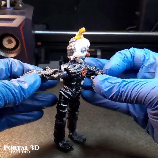 🧁 Ennard / PRINT-IN-PLACE WITHOUT SUPPORT・ STL File for 3D printing・Cults