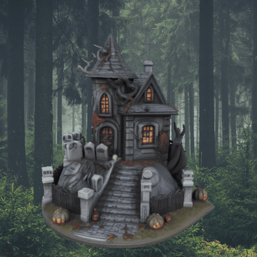 🏠 House of Horror - 3D Printing Model (decoration and Halloween)・ STL ...